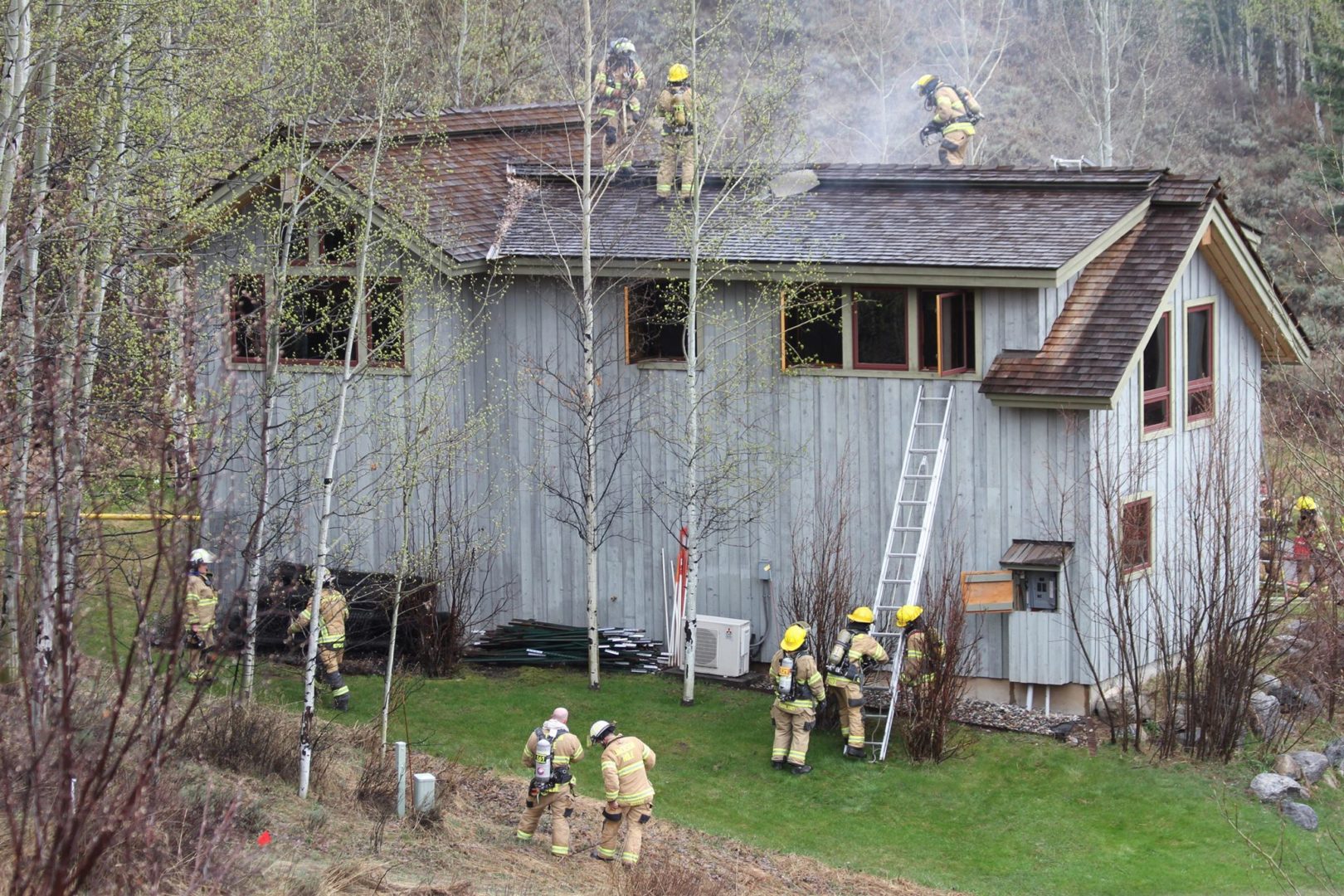 BREAKING: House fire in Skyline subdivision