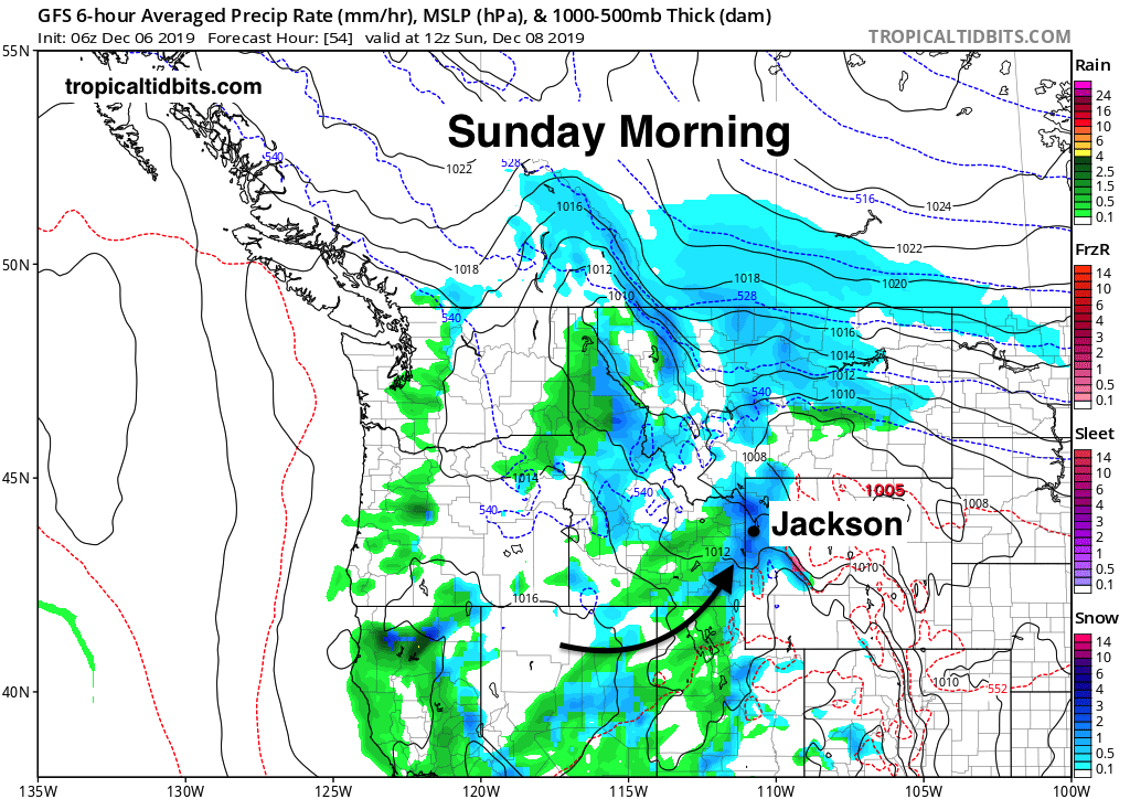 Jackson Hole Weather Friday December 6 - Buckrail - Jackson Hole, news