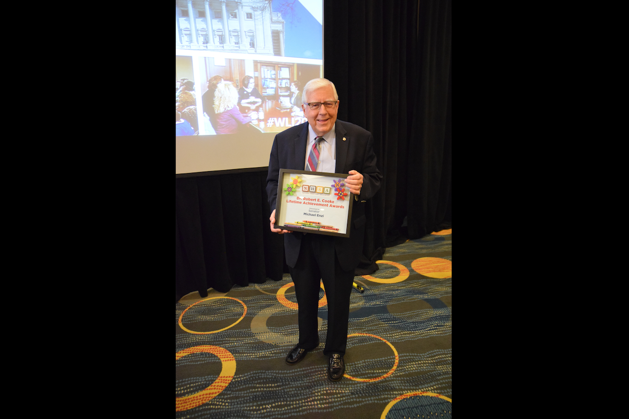 Outgoing Enzi receives lifetime achievement award for work on education