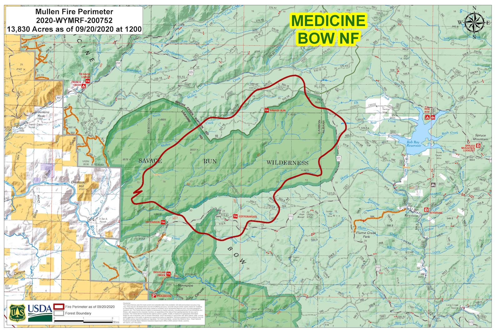 Mullen Fire roars across Snowy Range, prompts evacuations - Buckrail ...