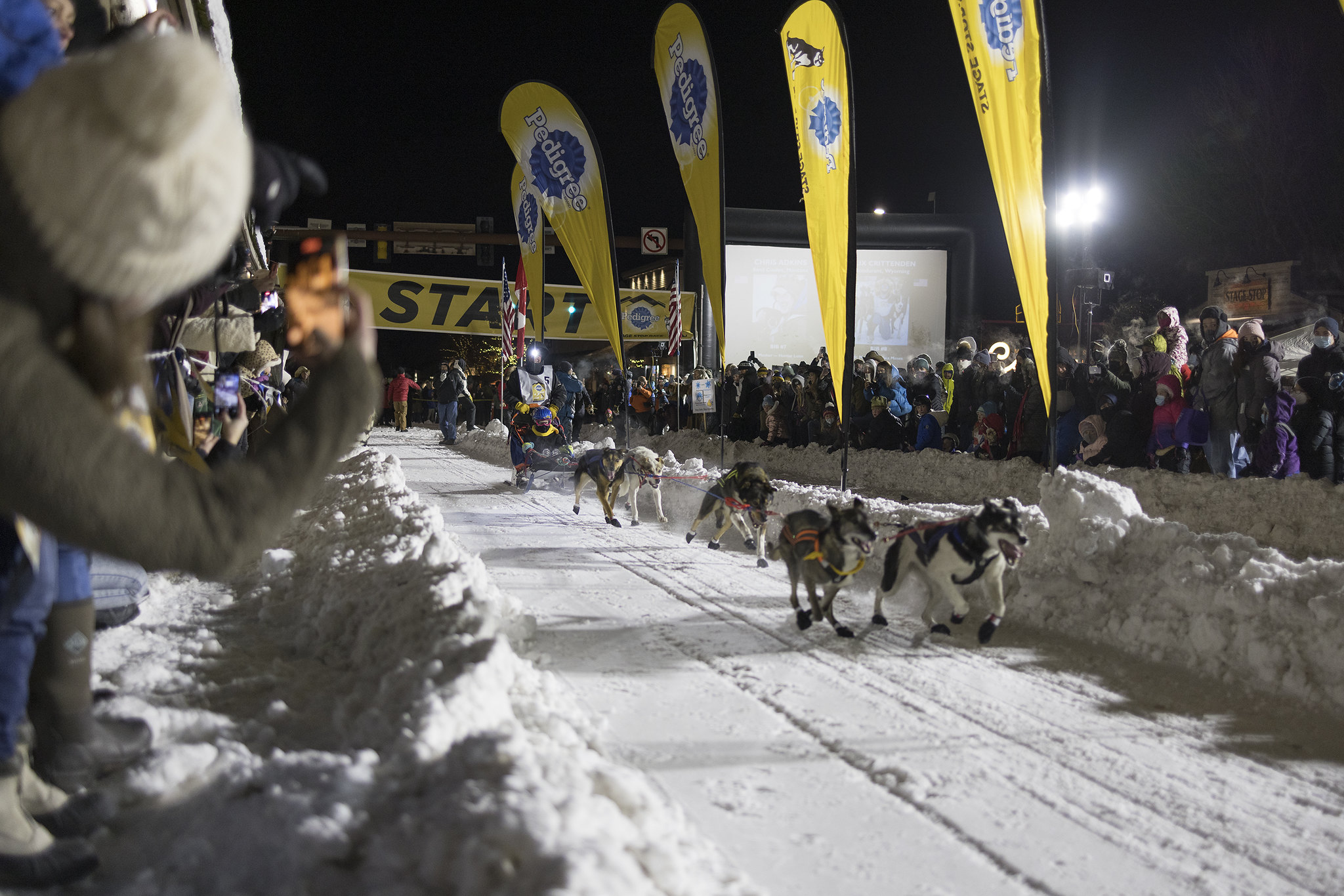 SNAPPED: Stage Stop Dog Sled Race starts on the Square