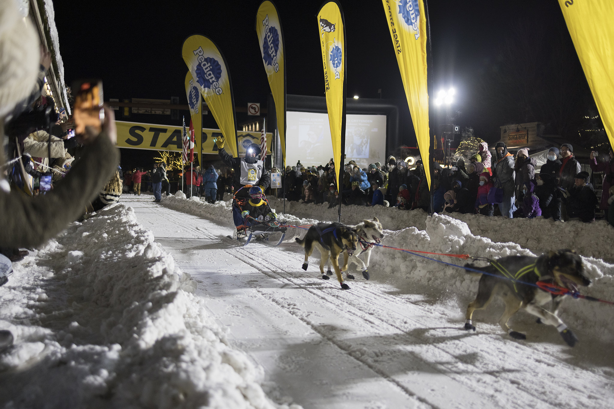 SNAPPED: Stage Stop Dog Sled Race starts on the Square