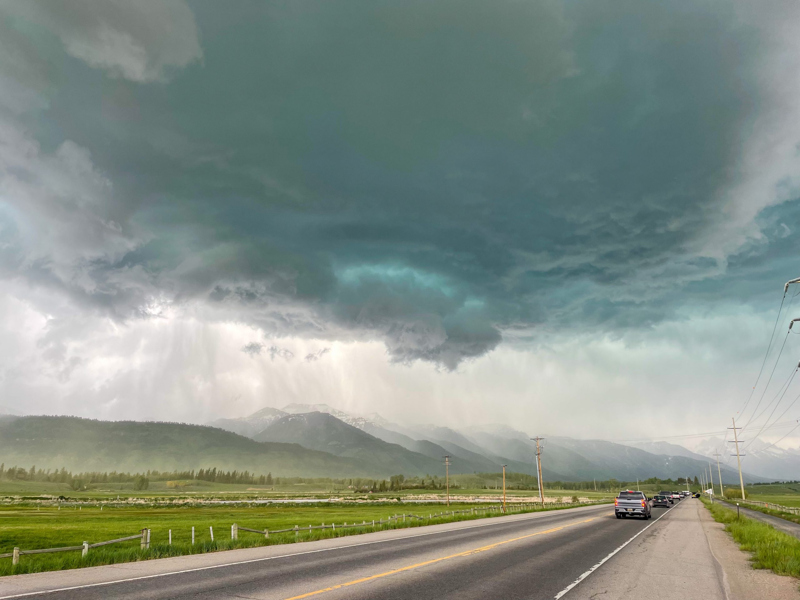 Teton County hit by severe thunderstorm on Sunday
