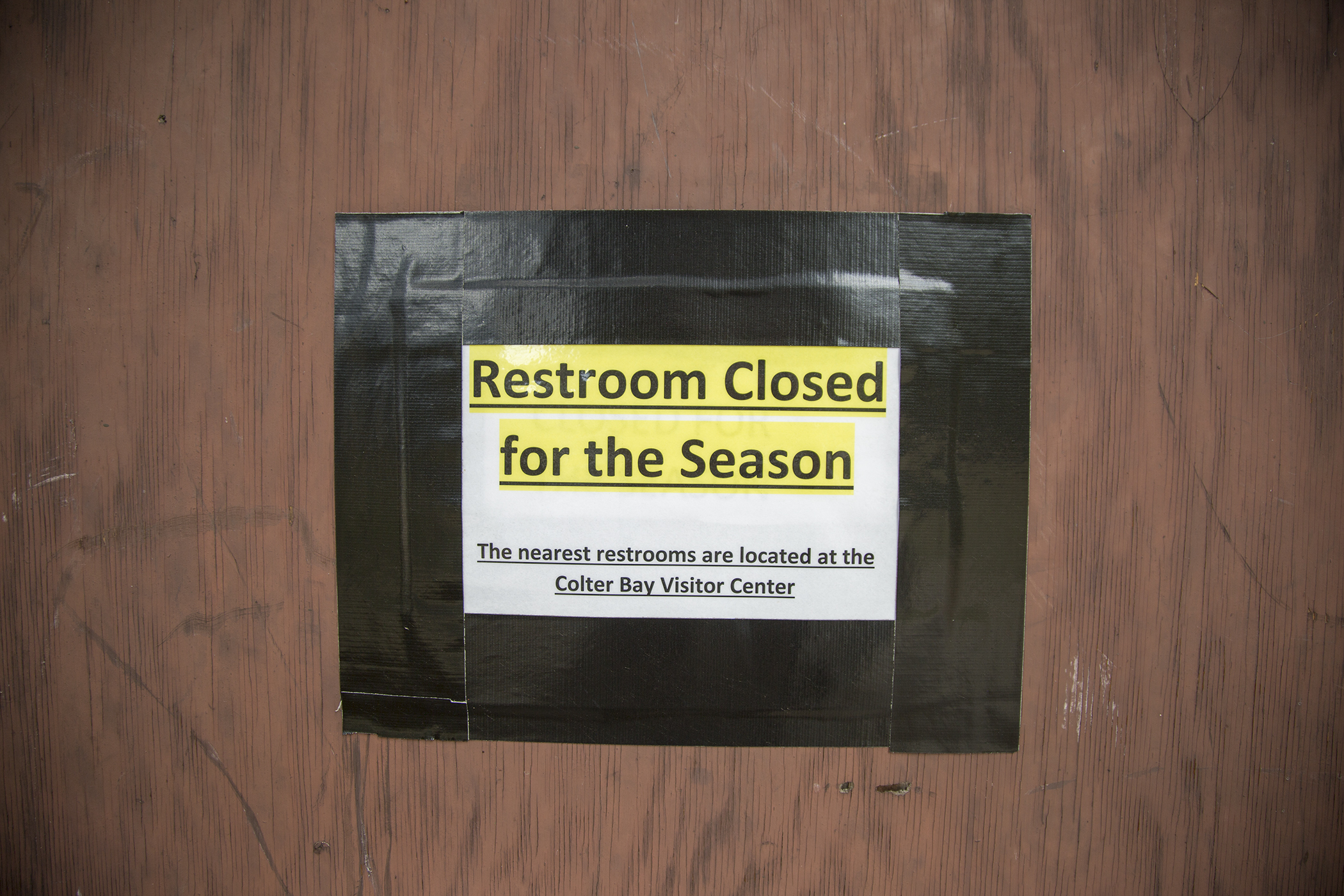 Seasonal restroom closures in town parks
