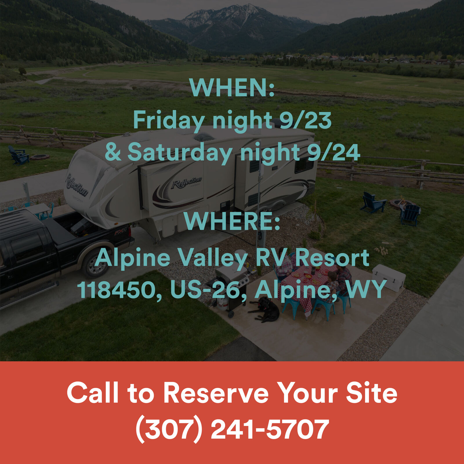 Alpine Valley RV Resort to host local appreciation weekend, Sept. 23-24