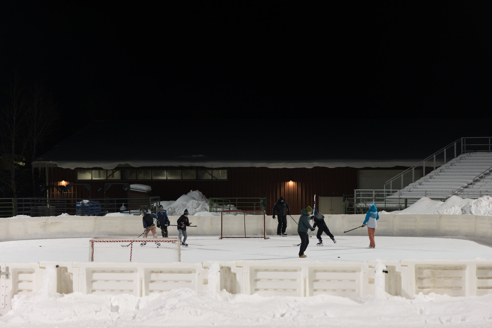 SNAPPED: Night hockey at the Rodeo Grounds rink