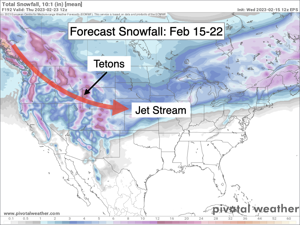 Pattern change coming next week with the potential for heavy snow
