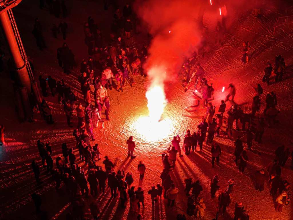 Snow King shares photos from NYE torchlight parade, fireworks