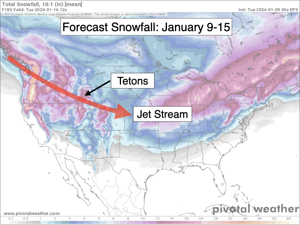 Winter returns to Jackson Hole