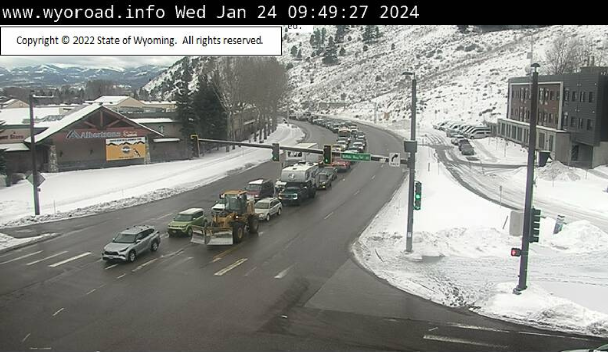 Expect delays at US89/WY22 intersection