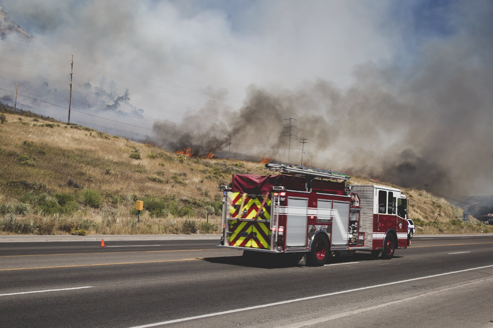Structure fire south of town displaces occupants