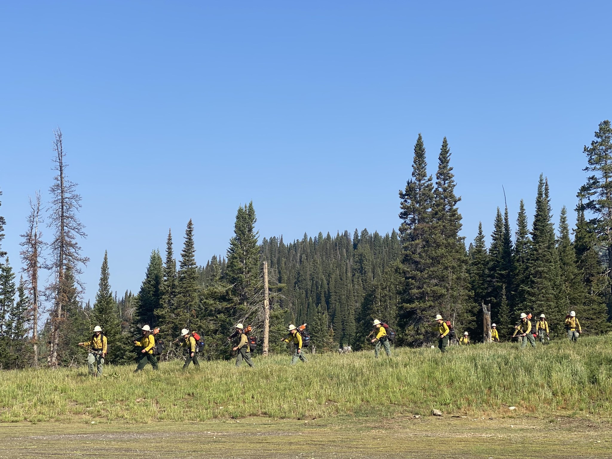 Horse Creek Fire in BTNF now 50% contained