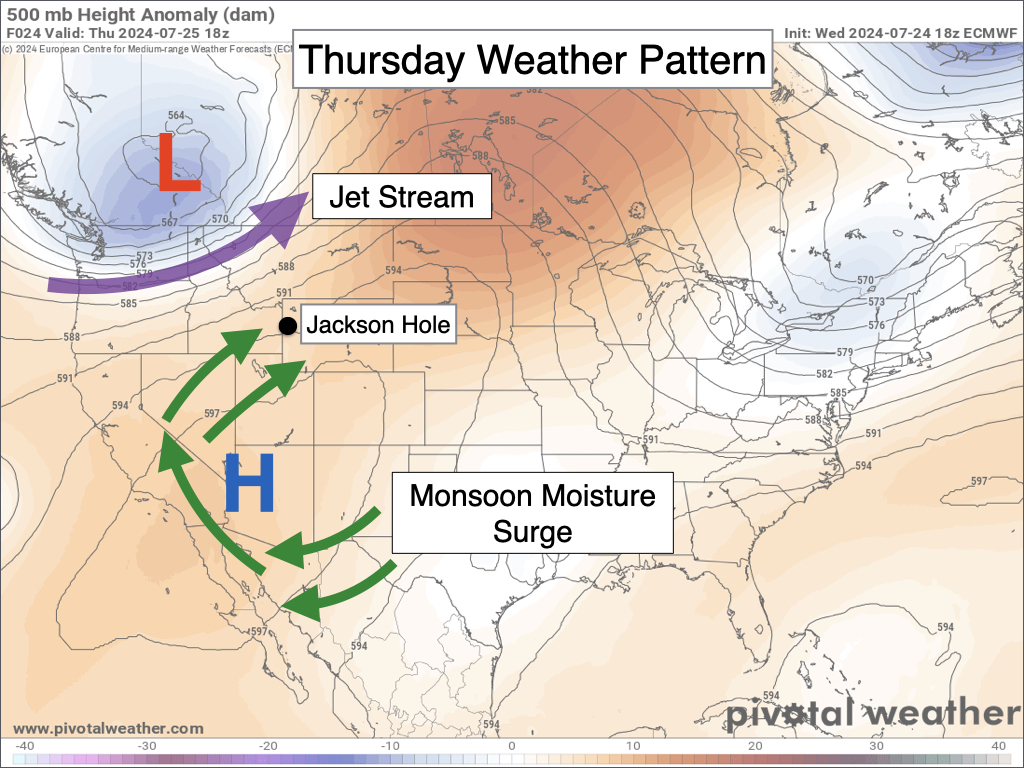 Active thunderstorm pattern Thursday-Saturday with locally heavy rain ...